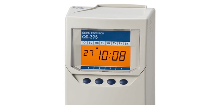 Reloj de fichar para tu empresa - Modelo SEIKO QR 395 - Oferta